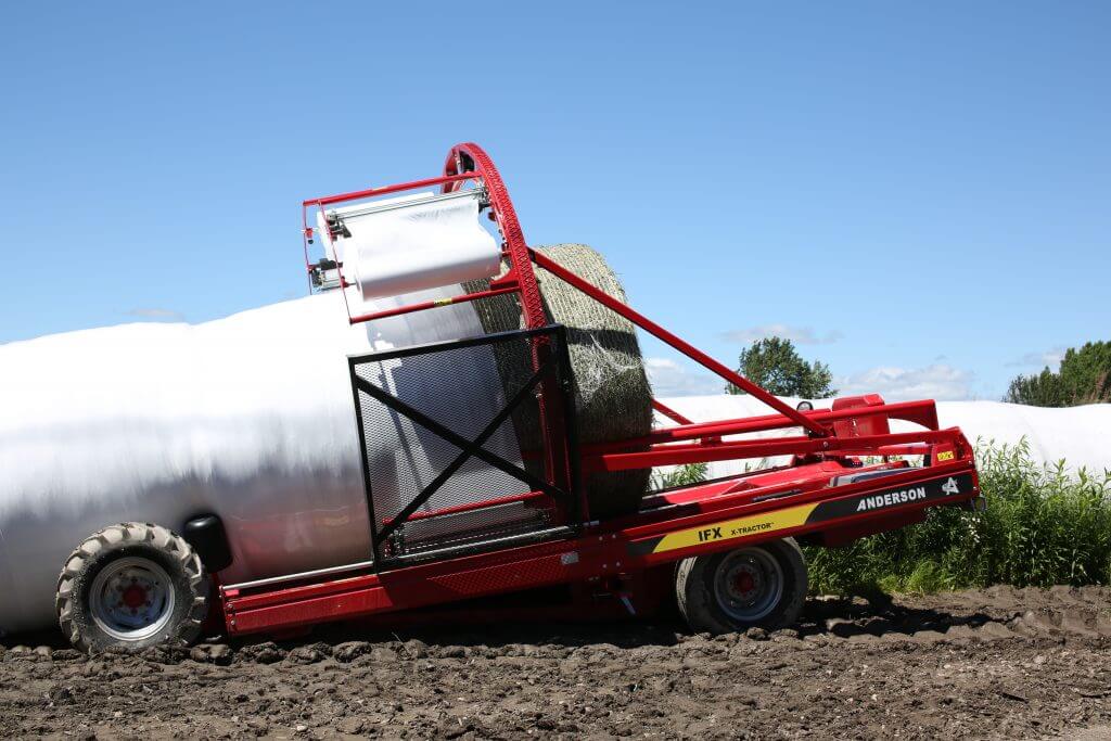 Farm Implements: IFX720 Inline Round Bale Wrapper | Anderson Group