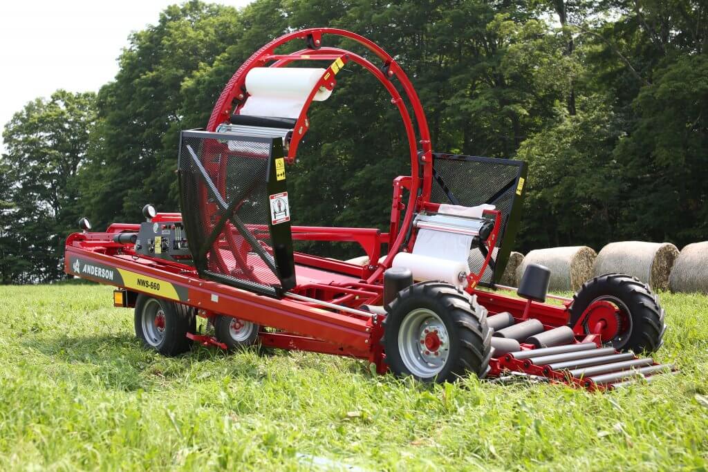 Farm Implements: NWS660 Inline Round Bale Wrapper | Anderson Group