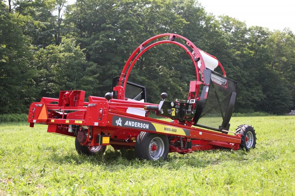 Farm Implements: NWS660 Inline Round Bale Wrapper | Anderson Group