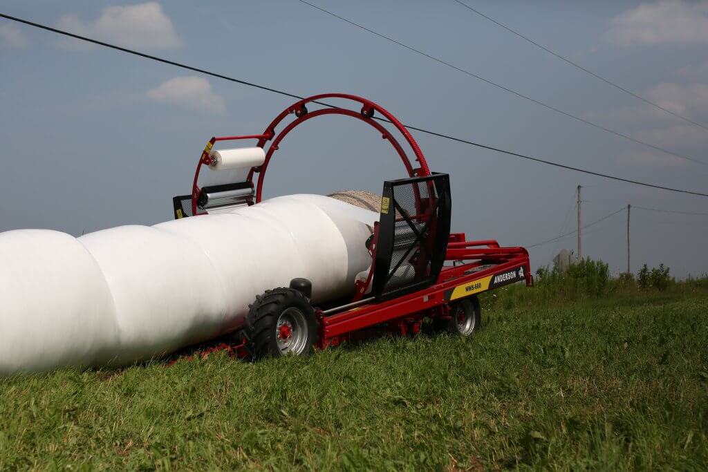 Farm Implements: NWS660 Inline Round Bale Wrapper | Anderson Group