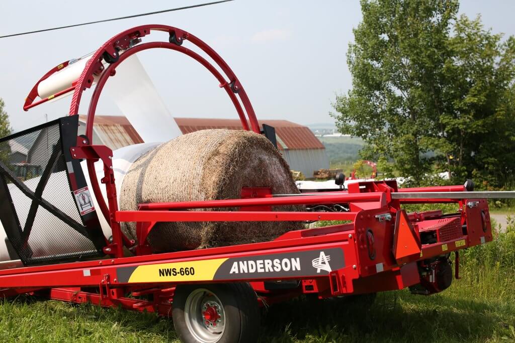 Farm Implements: NWS660 Inline Round Bale Wrapper | Anderson Group