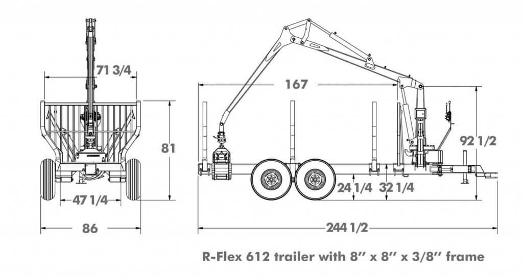 Farm Machinery: M-160 Log Loader | Anderson Group
