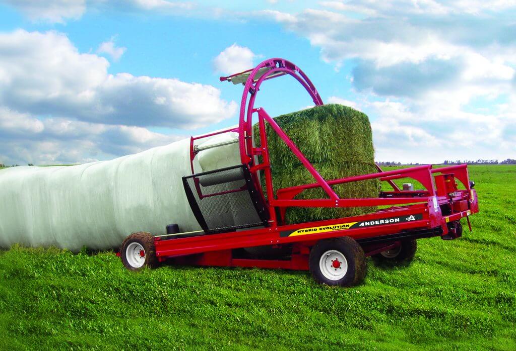 Farm Implements: EVOLUTION Inline Round & Square Bale Wrapper ...