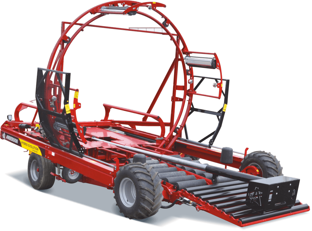 Farm Implements: EVOLUTION Inline Round & Square Bale Wrapper ...