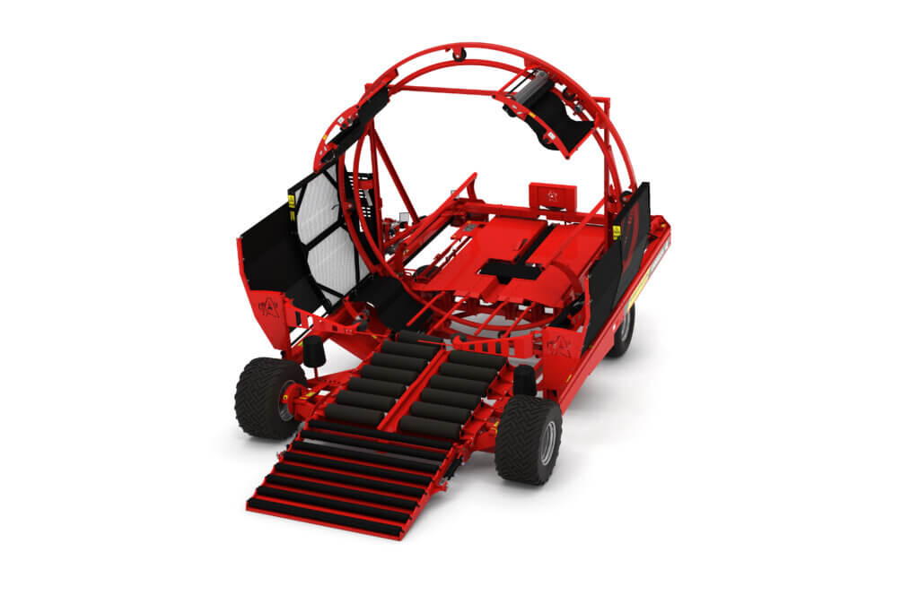 Farm Implements: EVOLUTION Inline Round & Square Bale Wrapper ...