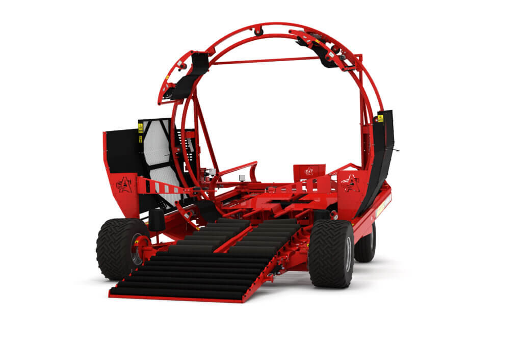 Farm Implements: EVOLUTION Inline Round & Square Bale Wrapper ...