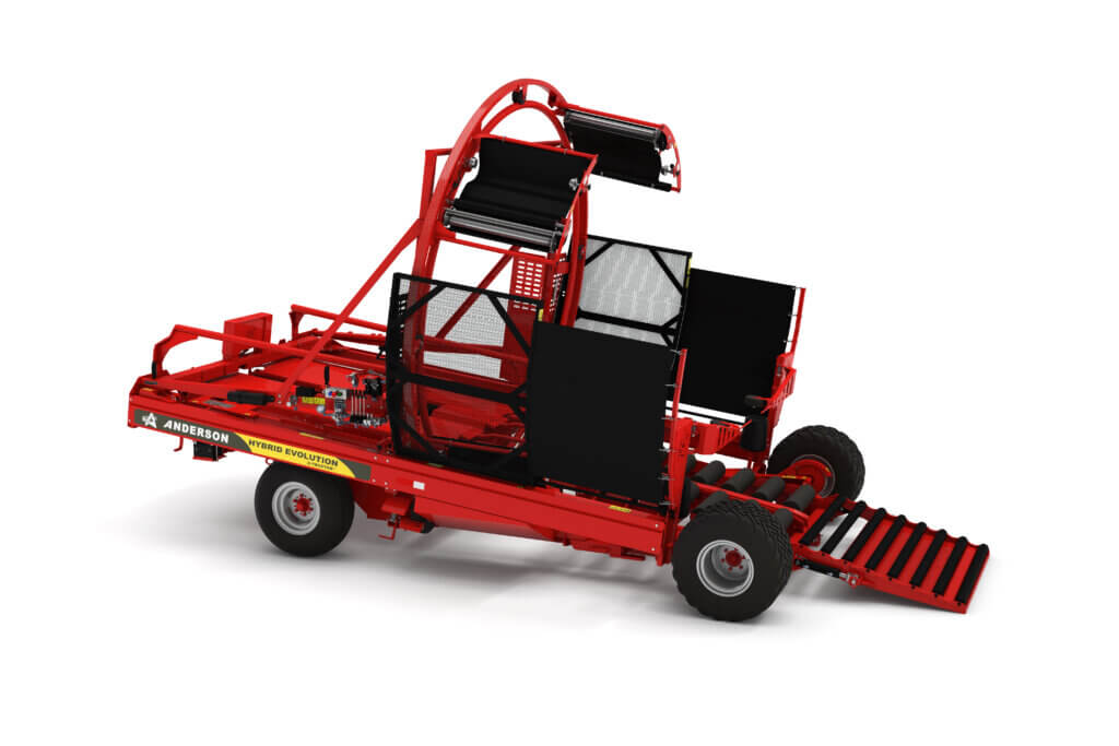 Farm Implements: EVOLUTION Inline Round & Square Bale Wrapper ...