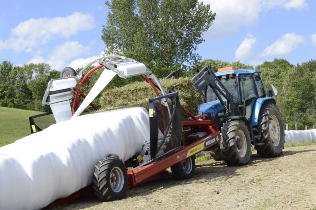 Farm Implements: HYBRID X Inline Round & Square Bale Wrapper | Anderson ...