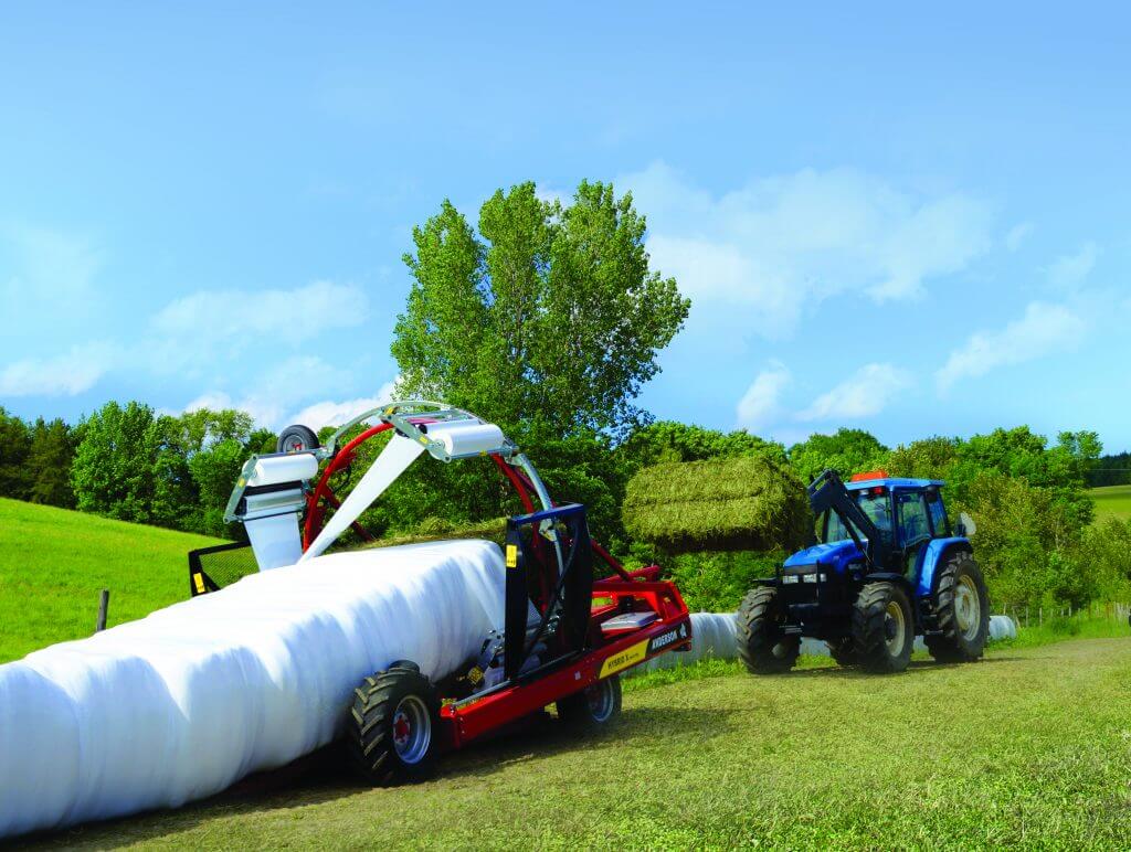 Farm Implements: HYBRID X Inline Round & Square Bale Wrapper | Anderson ...