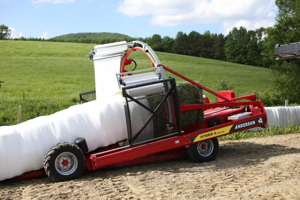 Farm Implements: HYBRID X Inline Round & Square Bale Wrapper | Anderson ...