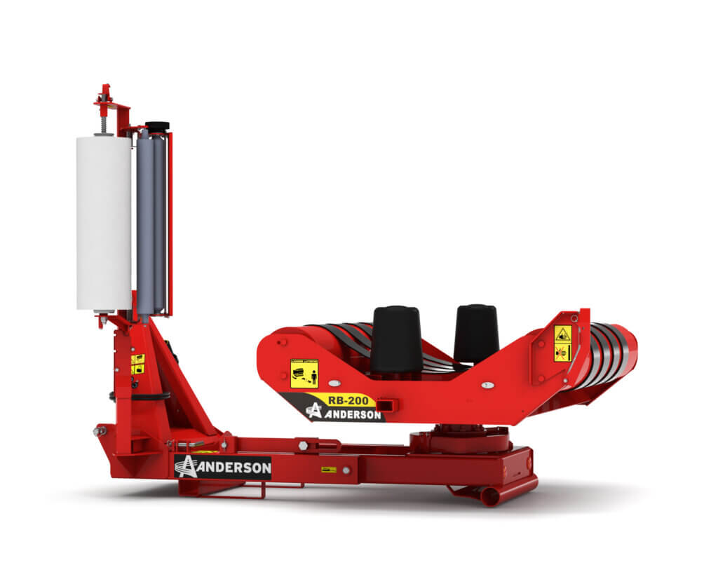 Farm Implements: RB200 Single Round Bale Wrapper | Anderson Group
