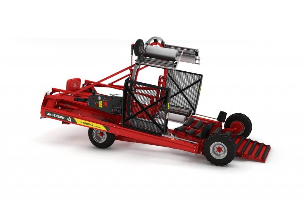 Farm Implements: HYBRID X Inline Round & Square Bale Wrapper | Anderson ...