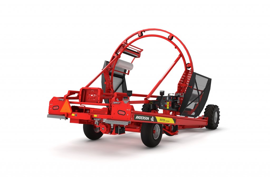 Farm Implements: IFX720 Inline Round Bale Wrapper | Anderson Group