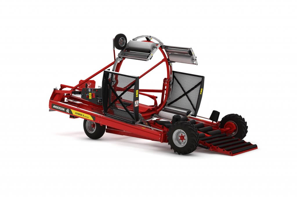 Farm Implements: HYBRID X Inline Round & Square Bale Wrapper | Anderson ...