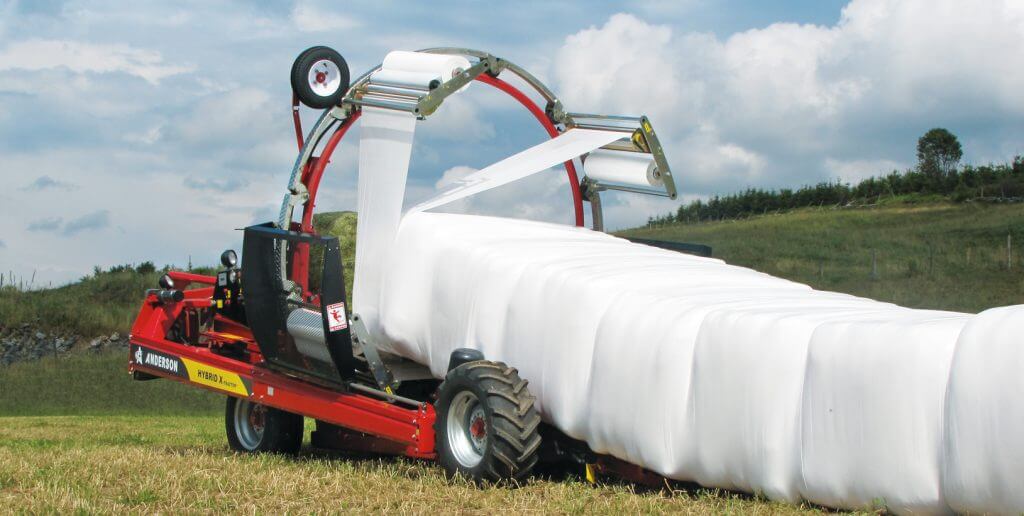 Farm Implements: HYBRID X Inline Round & Square Bale Wrapper | Anderson ...