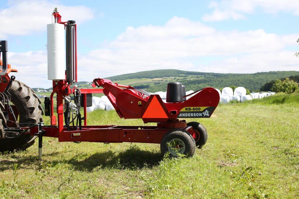 Farm Implements: RB600 Single Round Bale Wrapper | Anderson Group