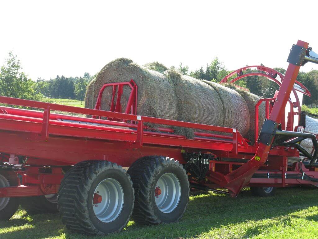 All-In-One WRAPTOR Hay Trailer & Round Bale Wrapper | Anderson Group